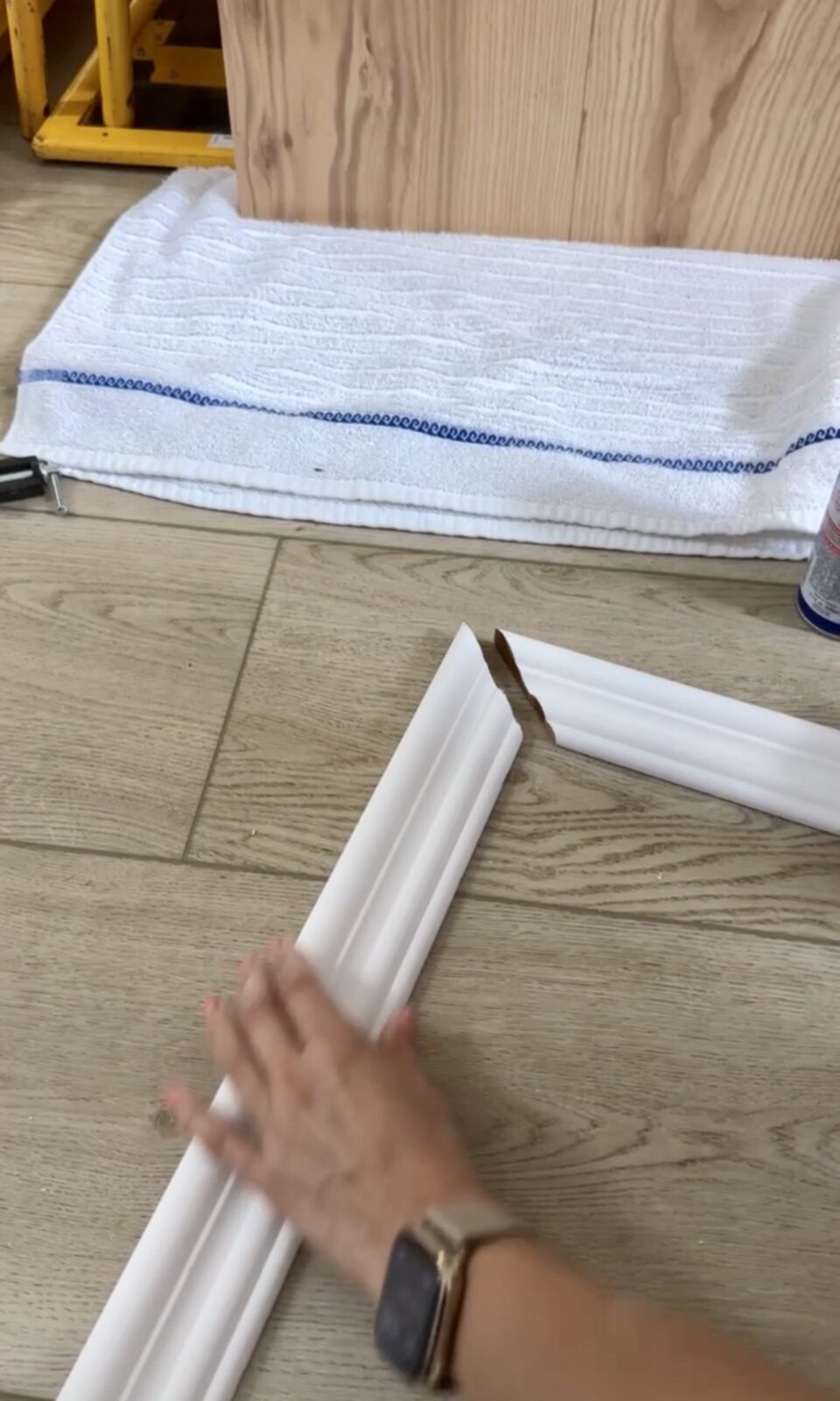 DIY Foyer Picture Molding