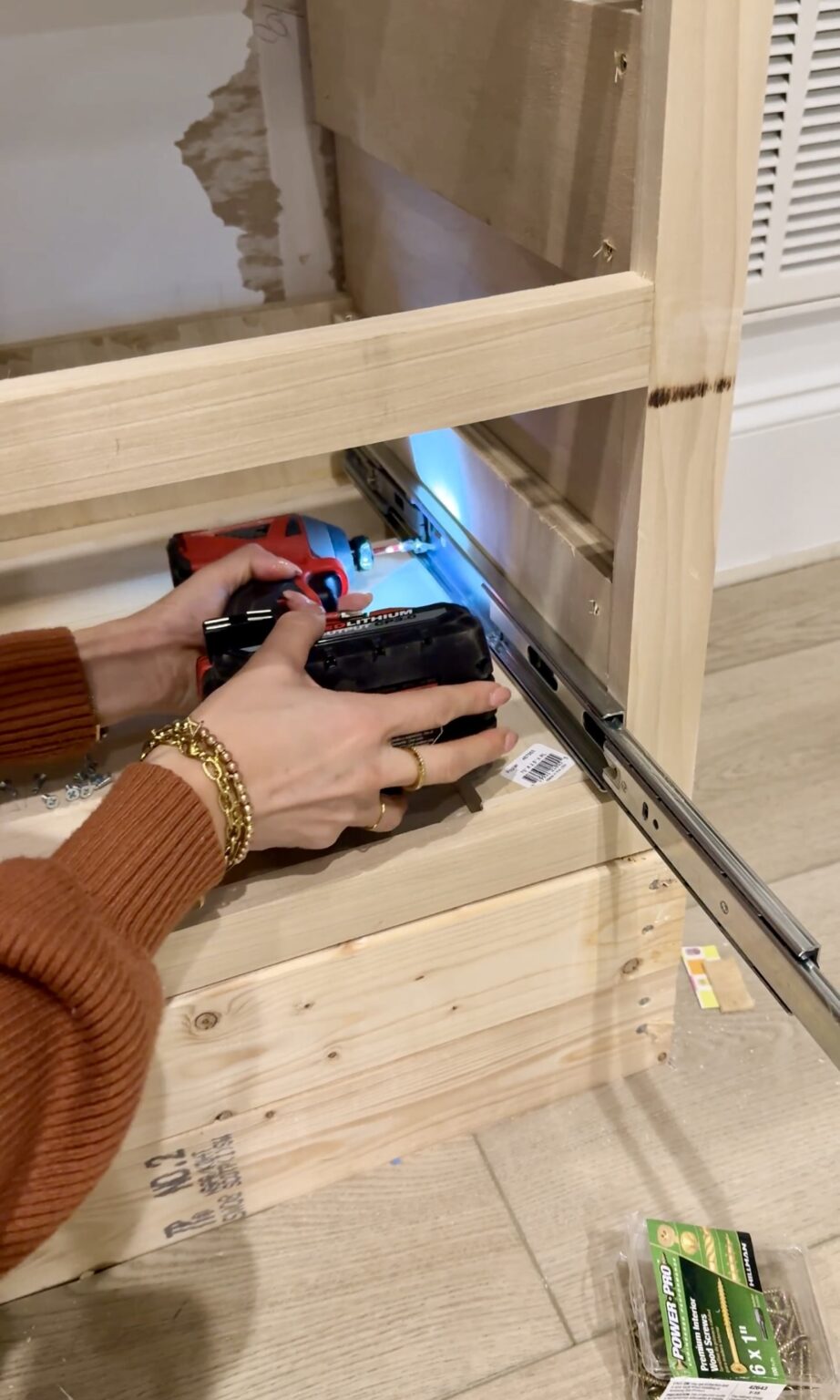Living Room Built Ins - Drawer & Cabinet Fronts